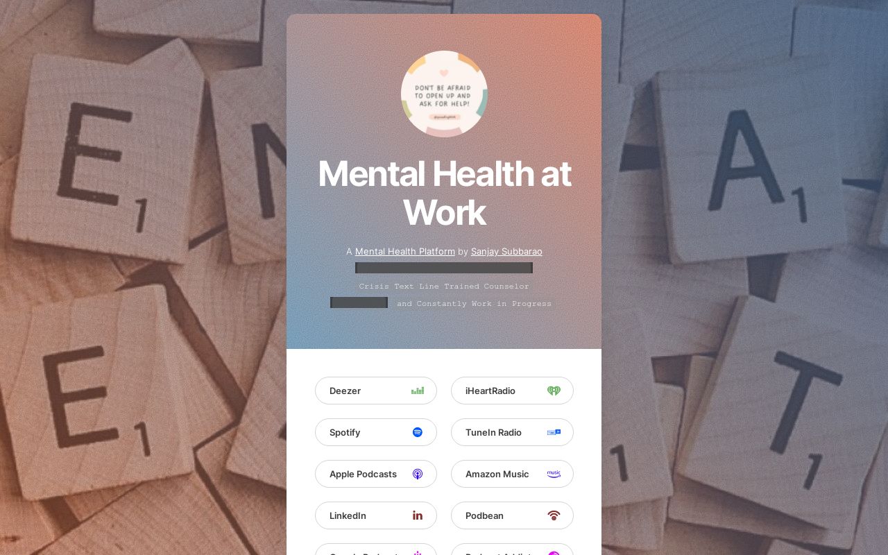 Mental Health at Work
